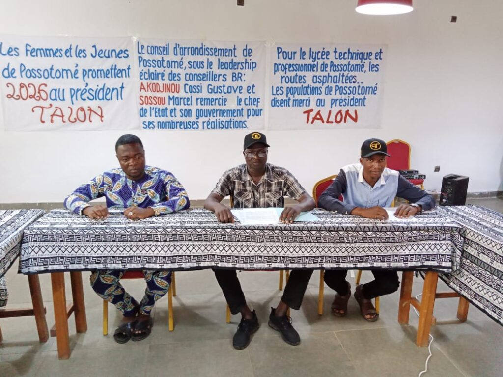 Réalisation d’infrastructures routières à Possotomé par le président Talon : Gustave Akodjinou ...