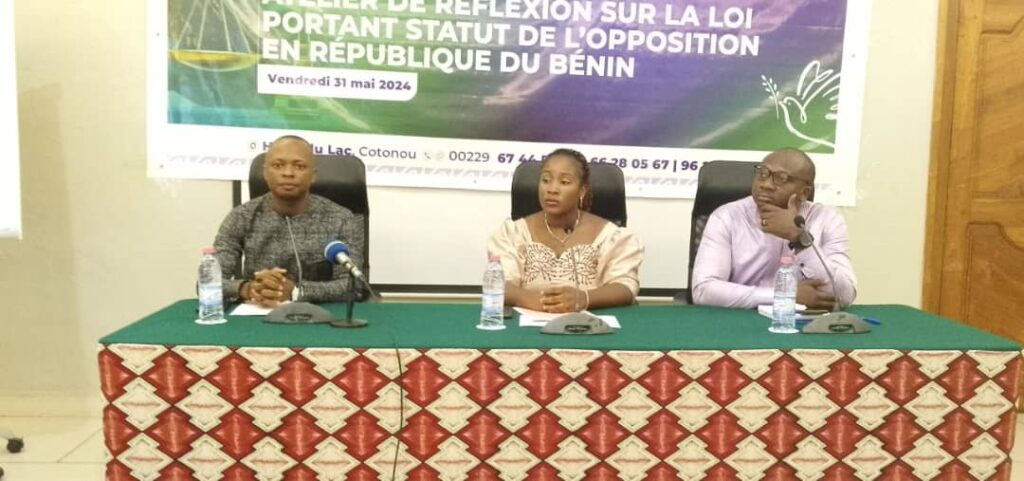 Atelier de réflexion sur la loi portant statut de l’opposition en ...